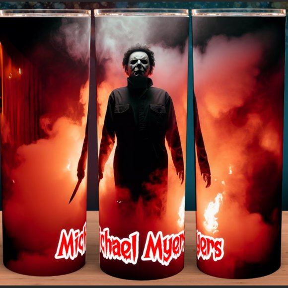 Handmade | Dining | Michael Myers Halloween Retro Lettering Cup Mug ...